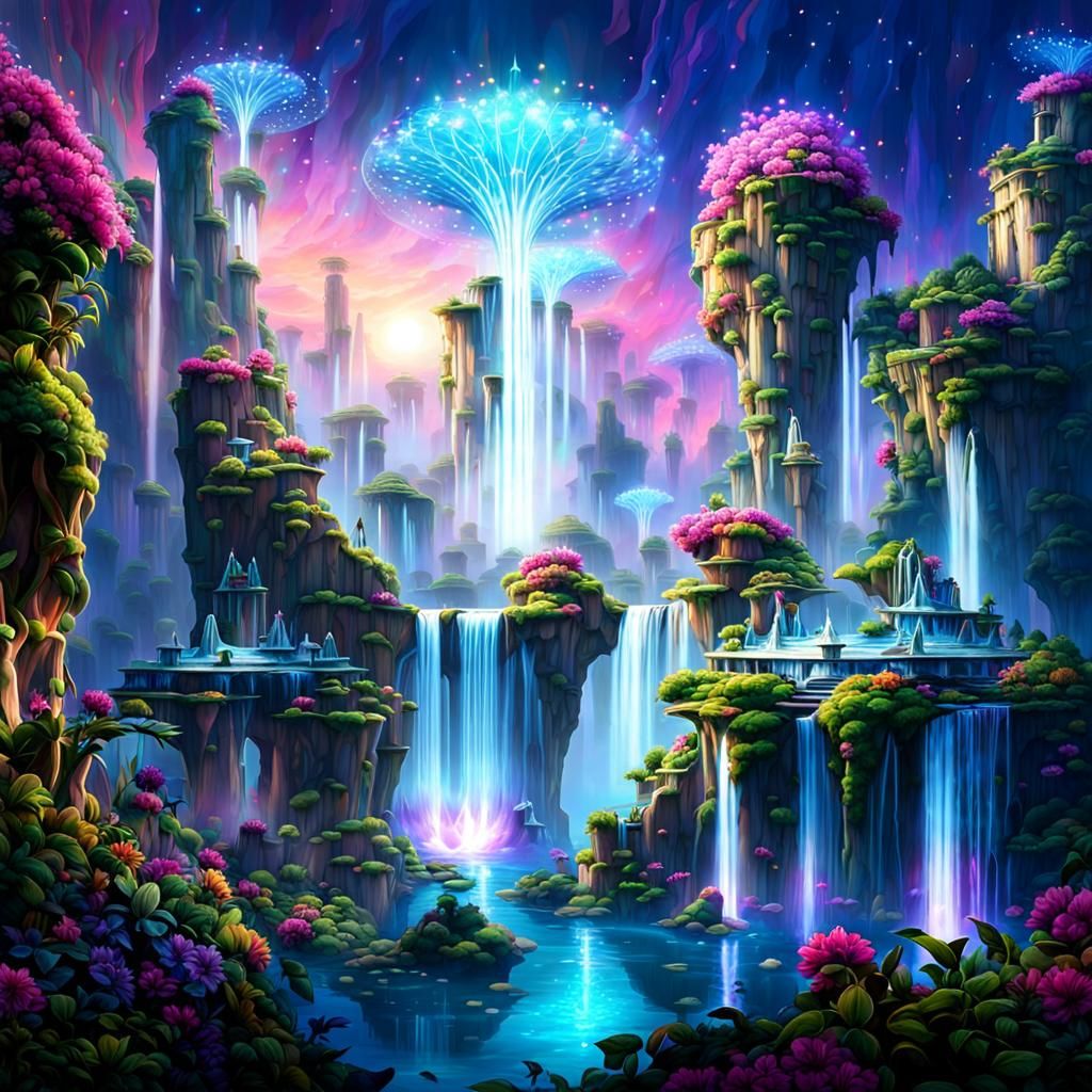 Ethereal realm - AI Generated Artwork - NightCafe Creator