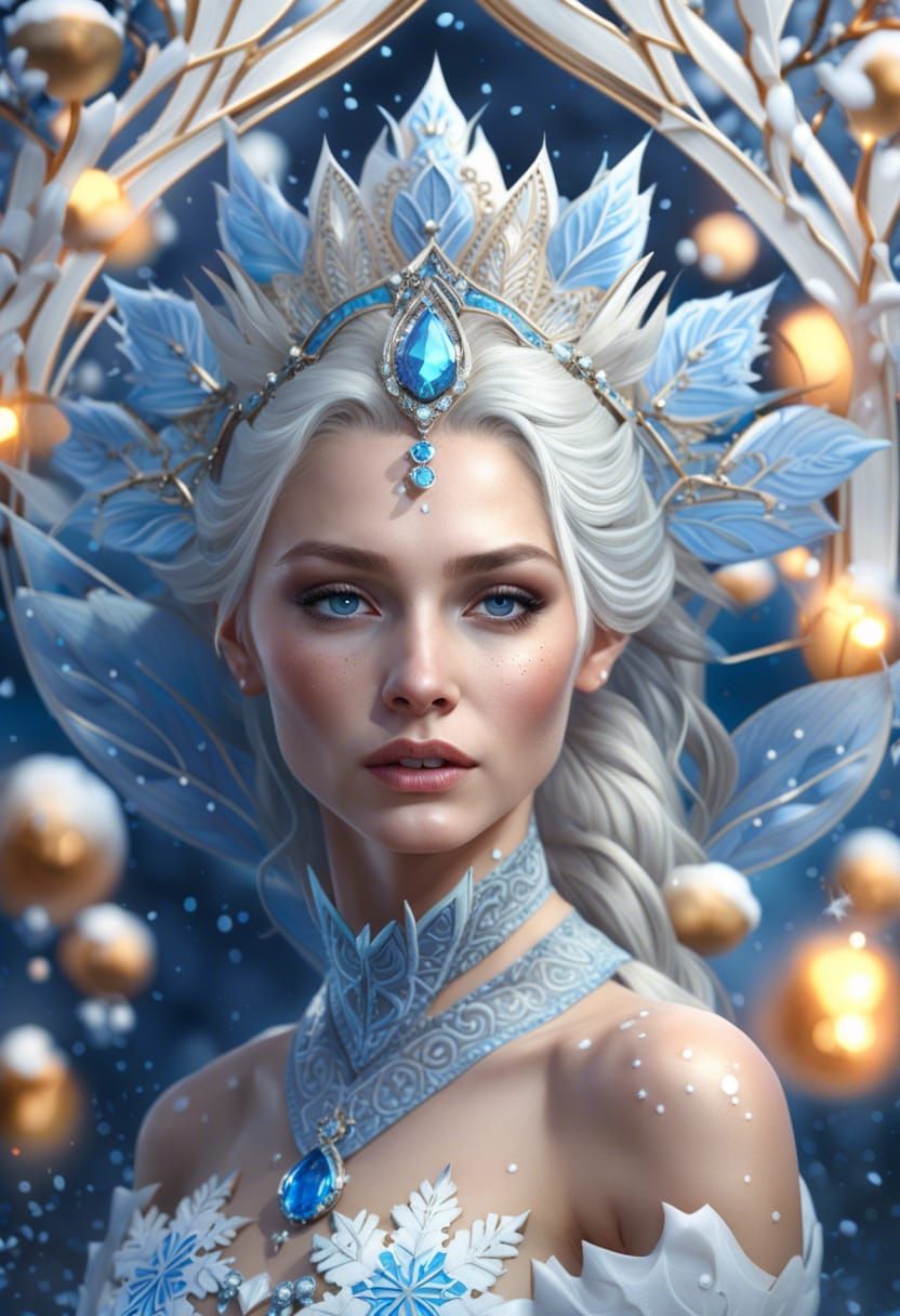 Winter queen - AI Generated Artwork - NightCafe Creator