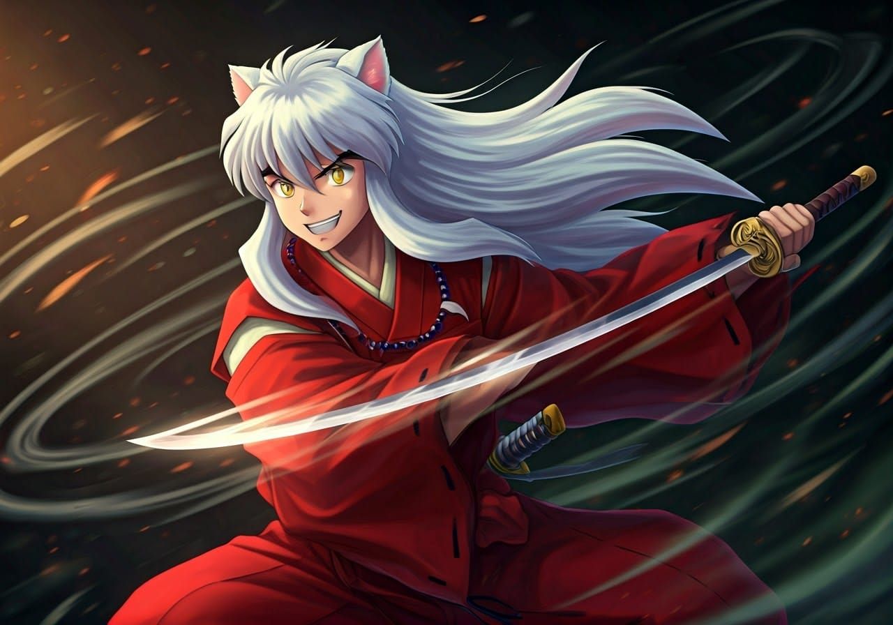"InuYasha" - half demon and half human