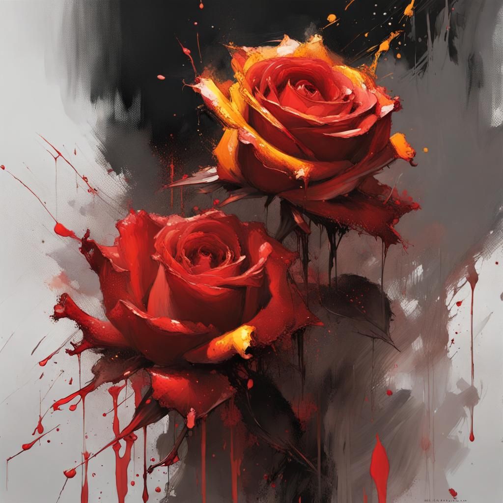Beautiful Red Roses - AI Generated Artwork - NightCafe Creator