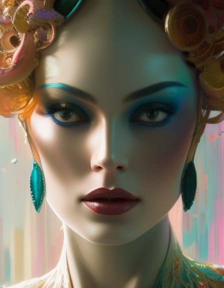 Futuristic Delicate Clown - PORTRAIT 60 - AI Generated Artwork ...