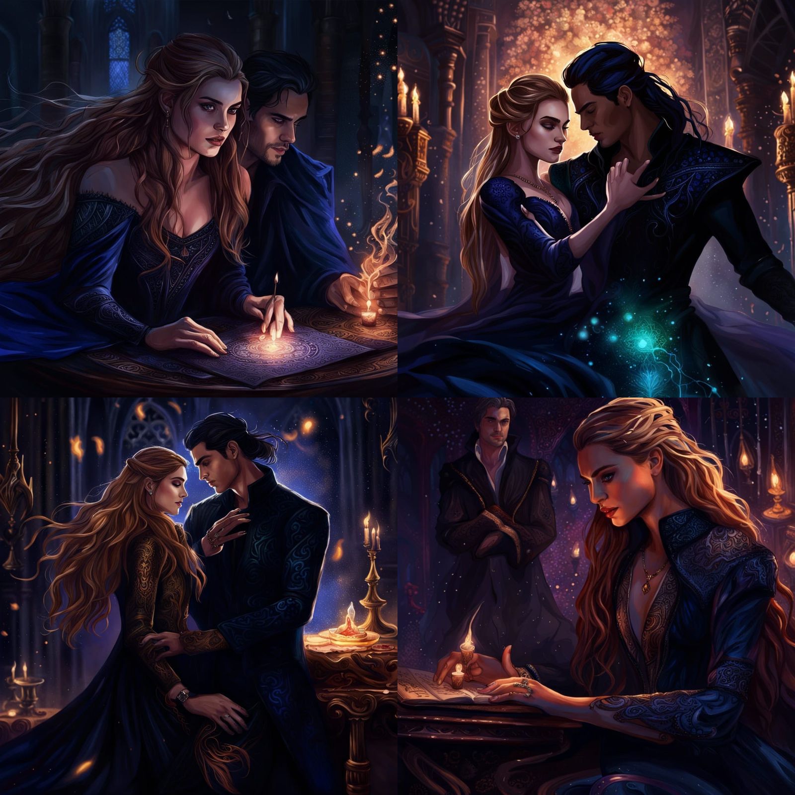 Fayre and Rhysand - AI Generated Artwork - NightCafe Creator