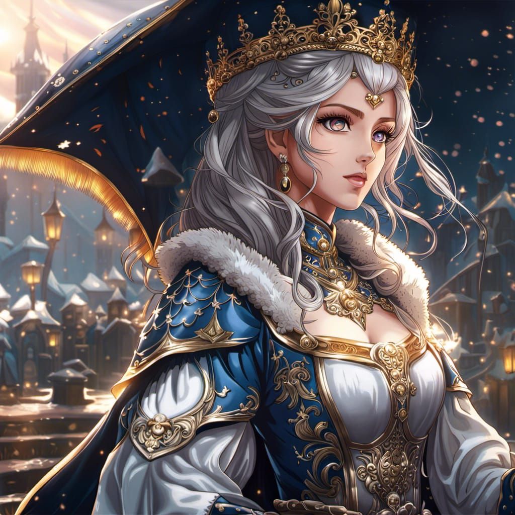 The reign of the snow queen - AI Generated Artwork - NightCafe Creator