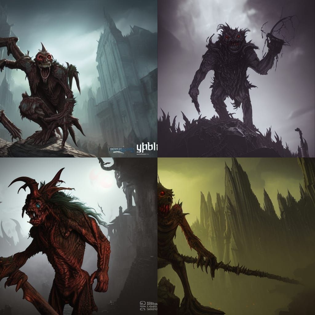 Goblin, hyperdetailed, 8k resolution concept art, digital art, digital illustration, Unreal ...