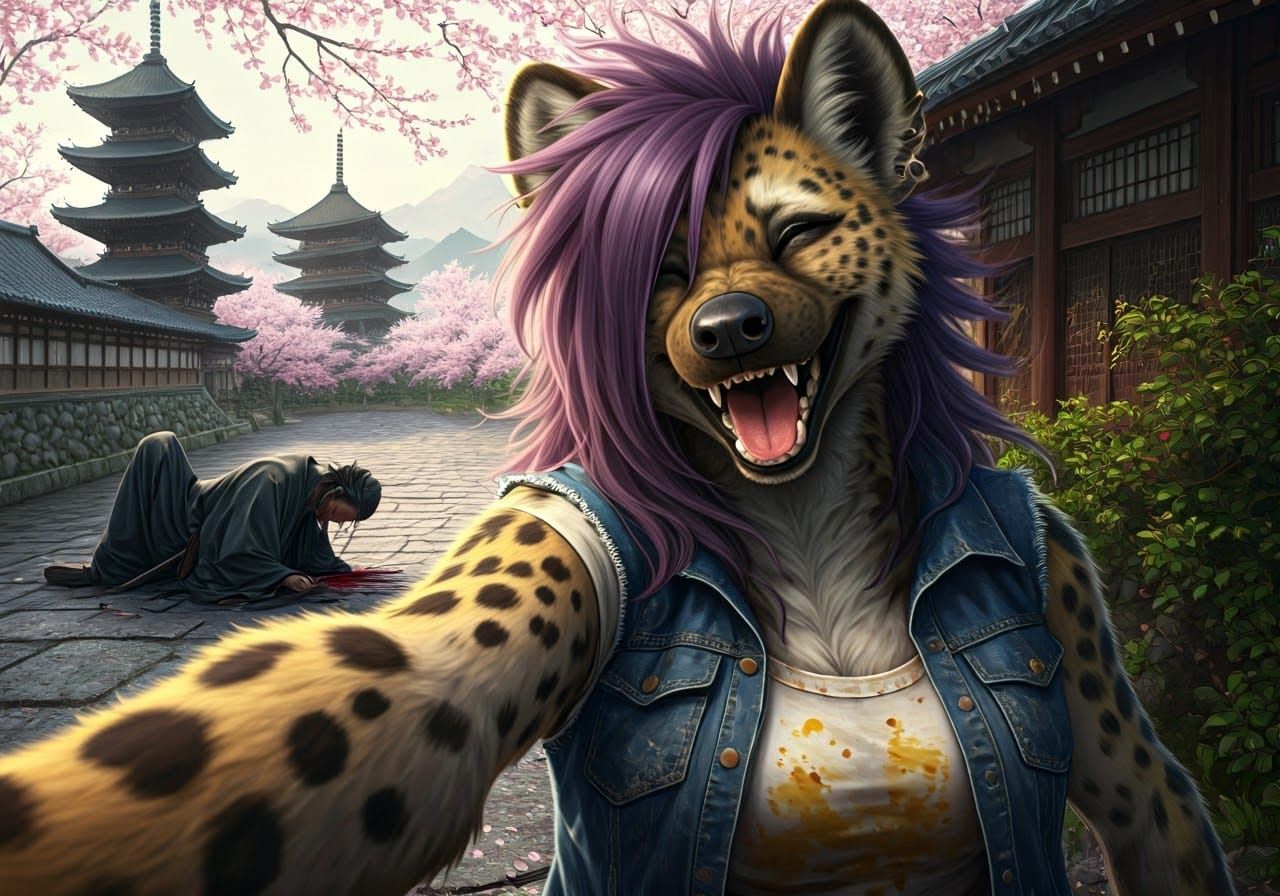 Samurai Seppuku! Kawaiiiiiiii! - Punk Rock She-Hyena in Haun...