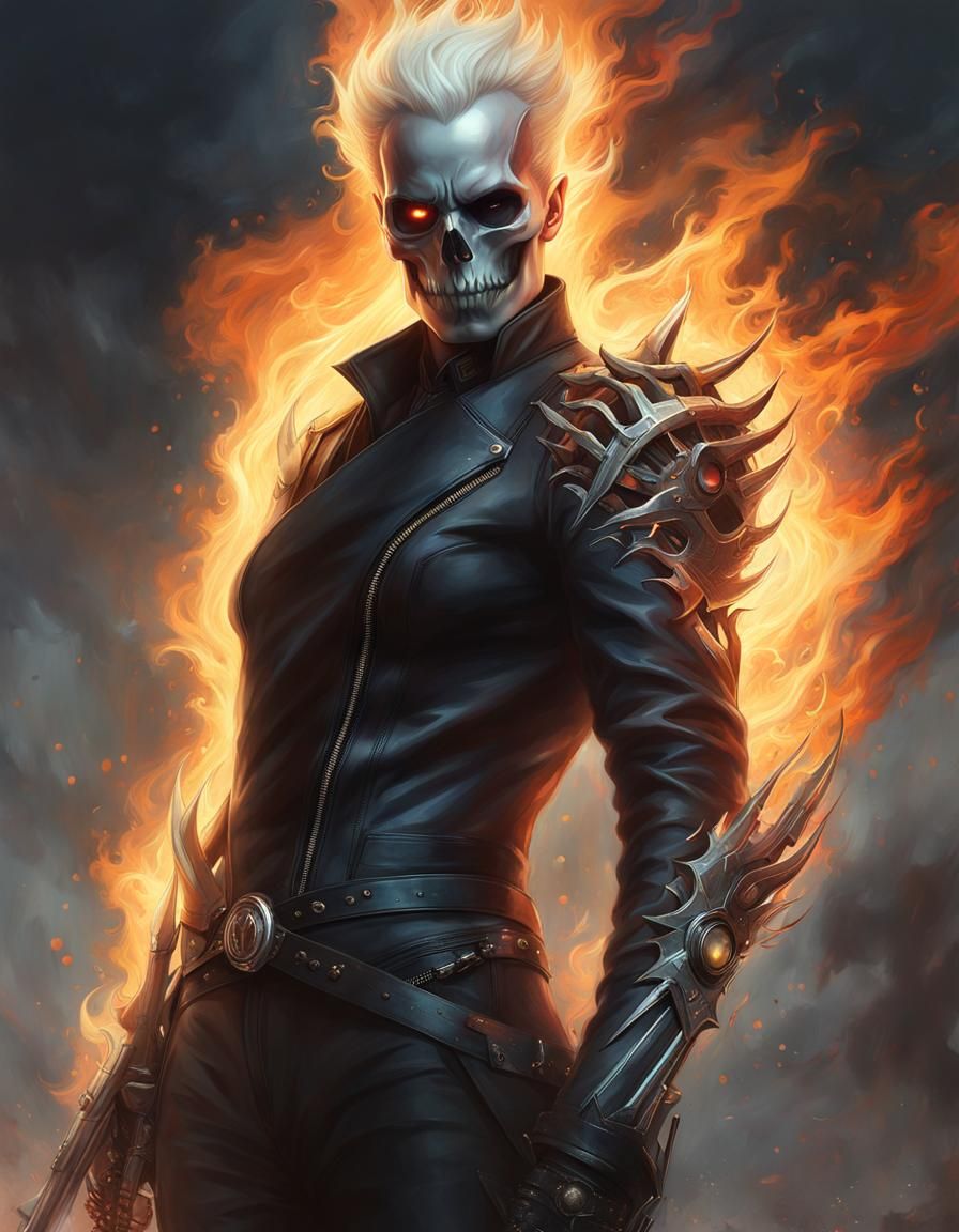 Ghost Rider - AI Generated Artwork - NightCafe Creator