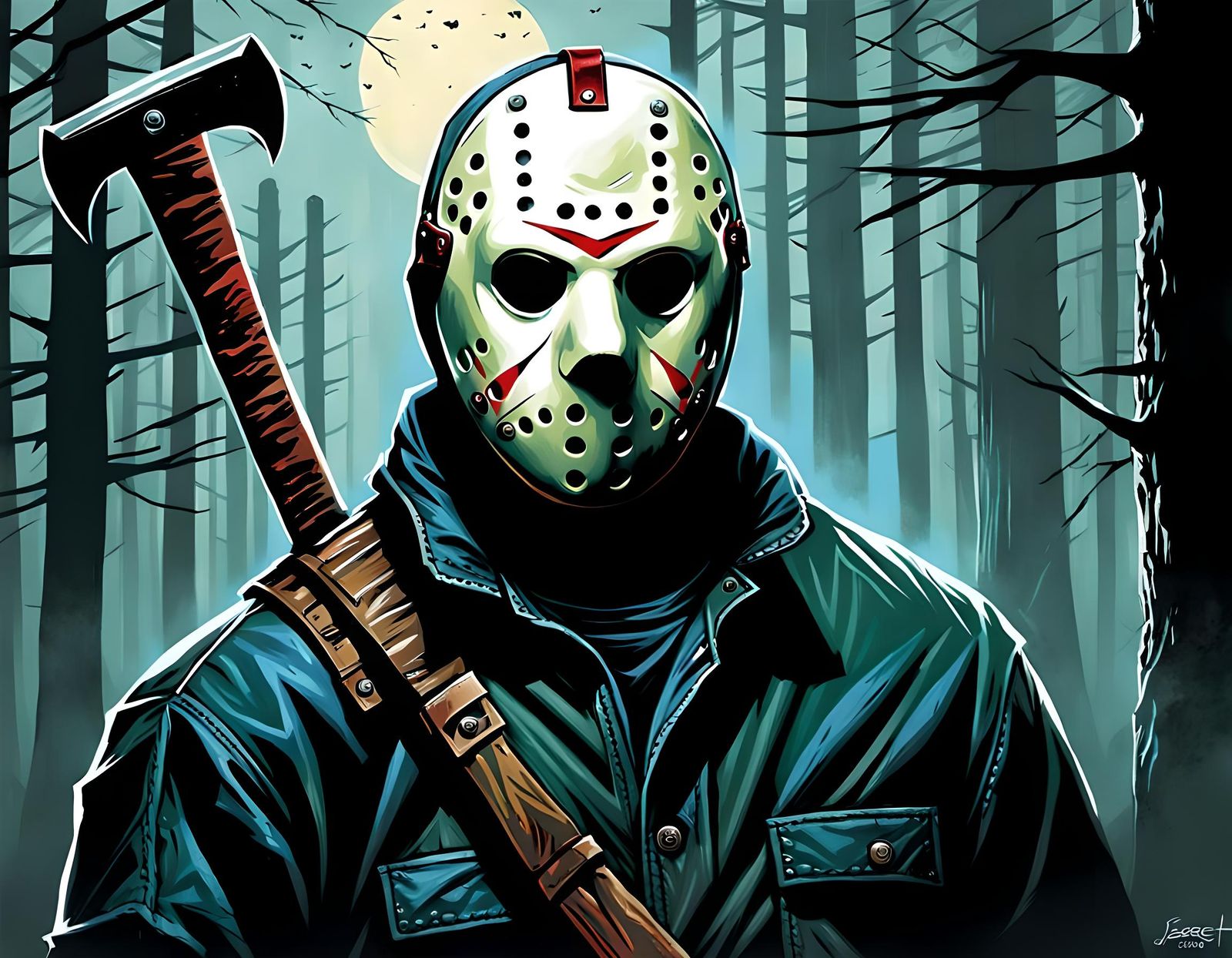 Jason Voorhees - AI Generated Artwork - NightCafe Creator