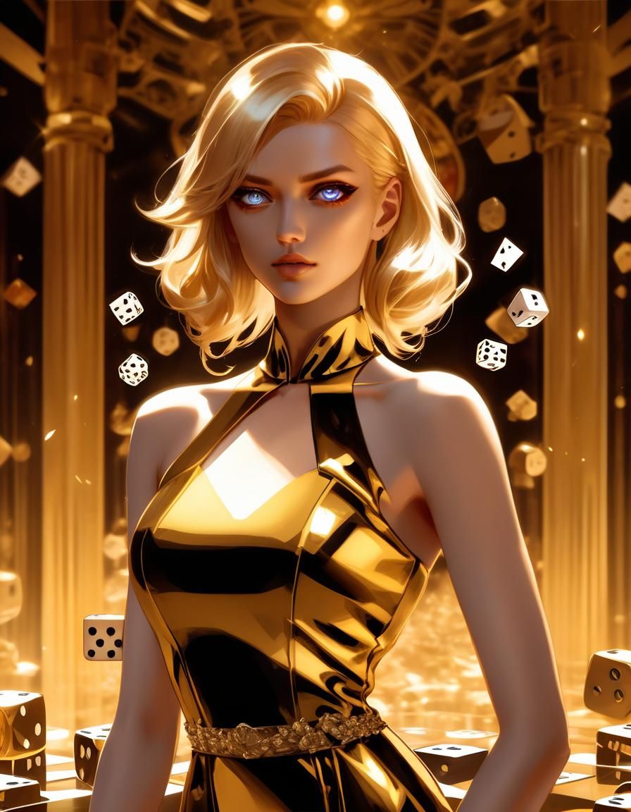 Dice Angel - AI Generated Artwork - NightCafe Creator