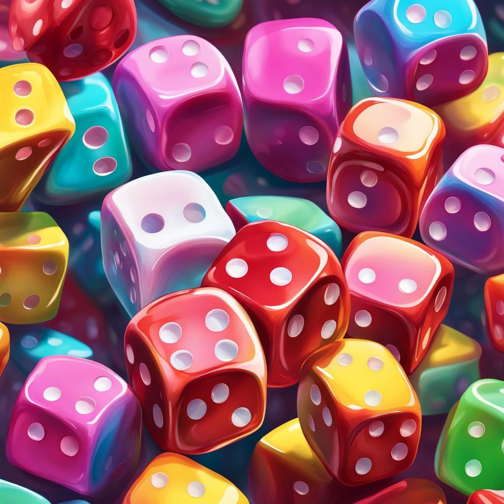 yum dice - AI Generated Artwork - NightCafe Creator