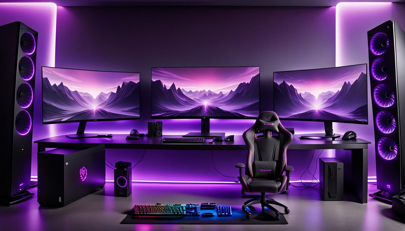 Super fancy Gaming PC Setup - AI Generated Artwork - NightCafe Creator