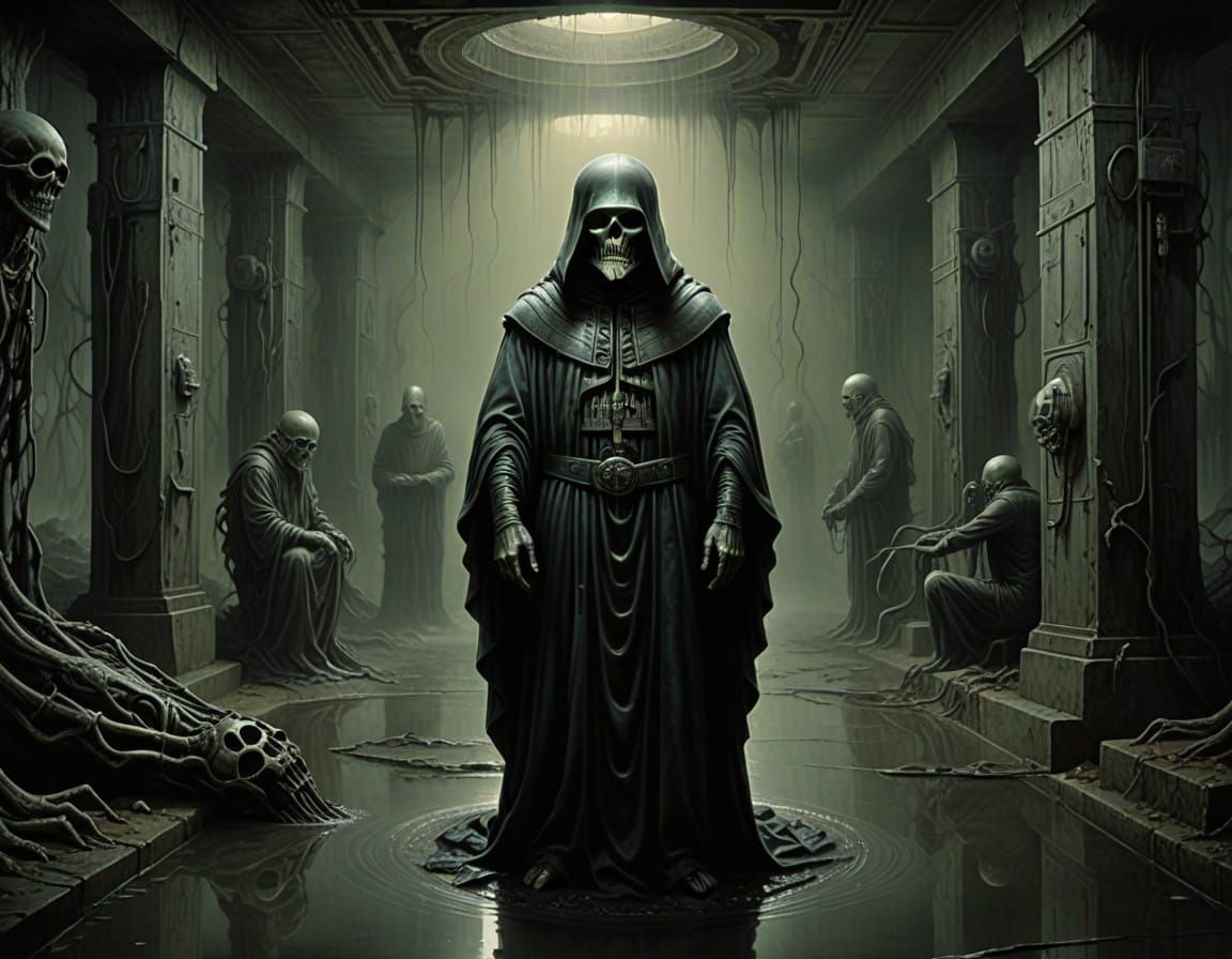 Chief Bromden Smashes Hydrotherapy Fountain in Omi... - AI Art