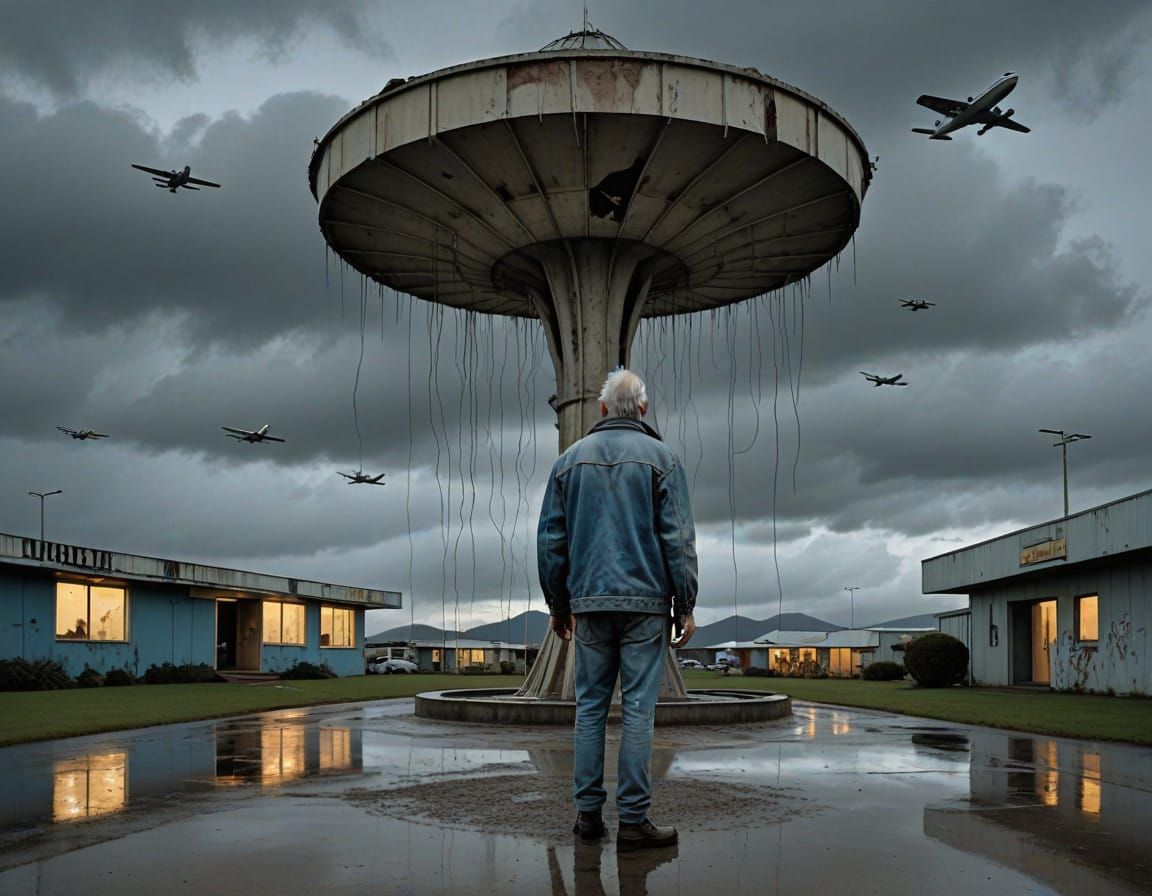 Chief Bromden Smashes Hydrotherapy Fountain in Dis... - AI Art