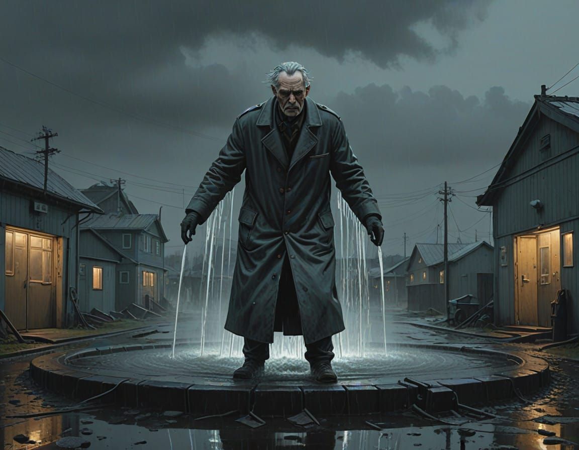 Chief Bromden Smashes Hydrotherapy Fountain in Sev... - AI Art