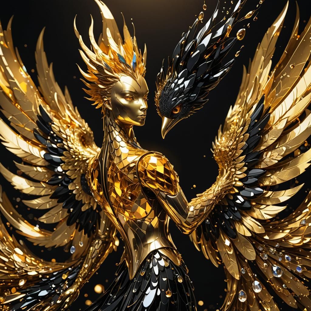 Phoenix Familiar - AI Generated Artwork - NightCafe Creator