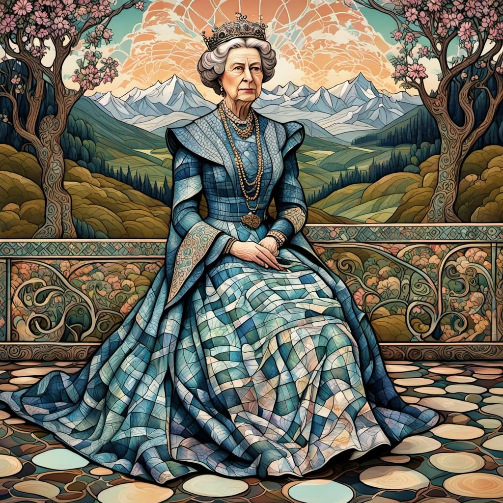 Queen Elizabeth II.. - AI Generated Artwork - NightCafe Creator