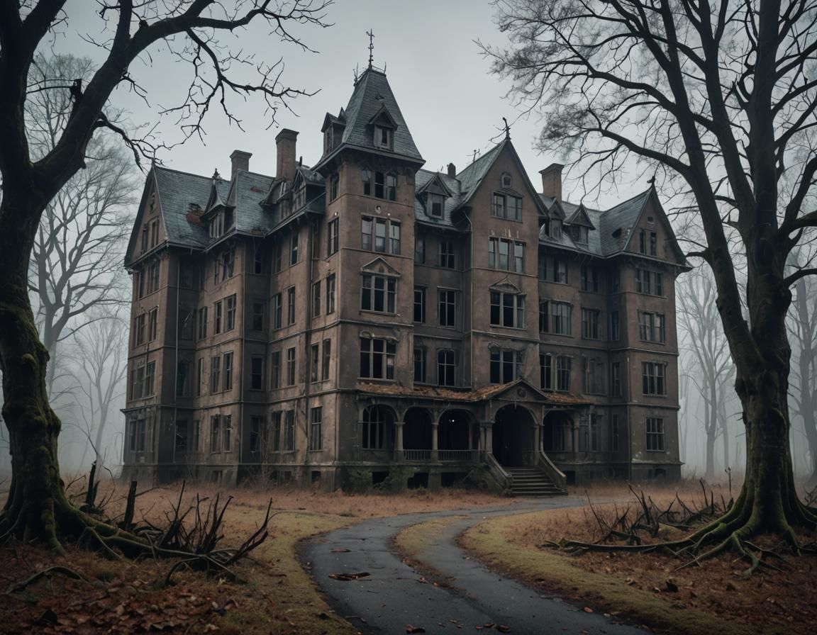 The Old Asylum - AI Generated Artwork - NightCafe Creator