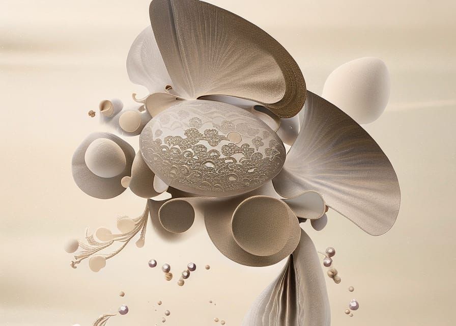 Biomorphic landscape - AI Generated Artwork - NightCafe Creator