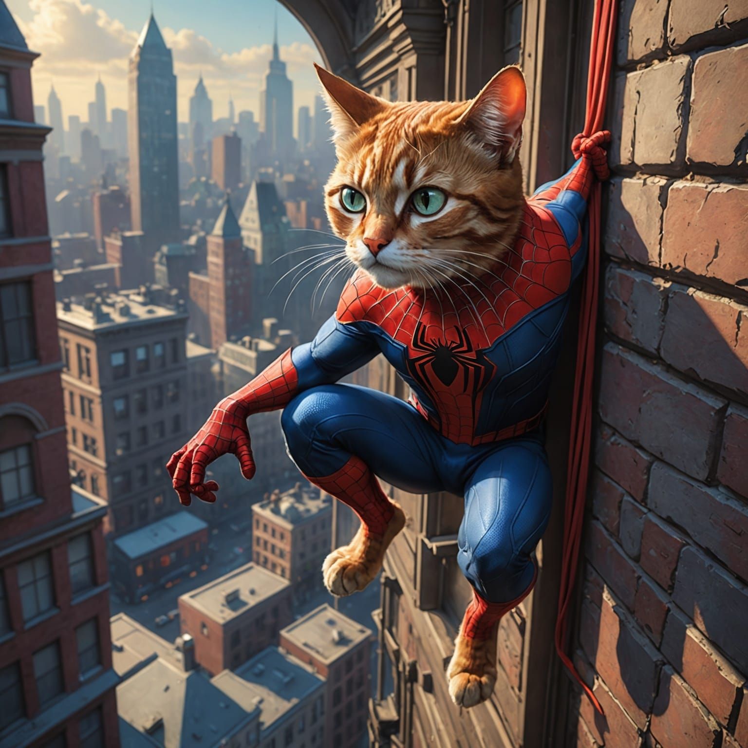 Spider-Man Cat - AI Generated Artwork - NightCafe Creator