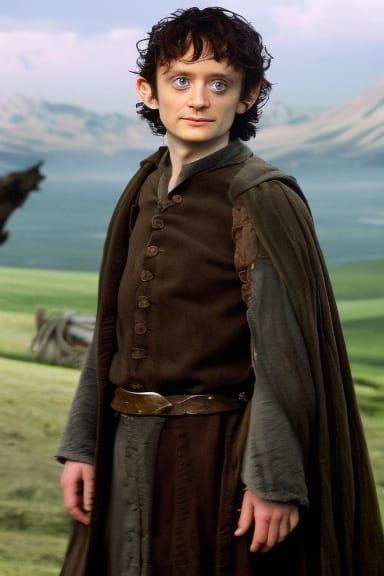 Elijah Wood, Frodo baggins, Lord of the Rings, Hobbit, The Shire, bag ...