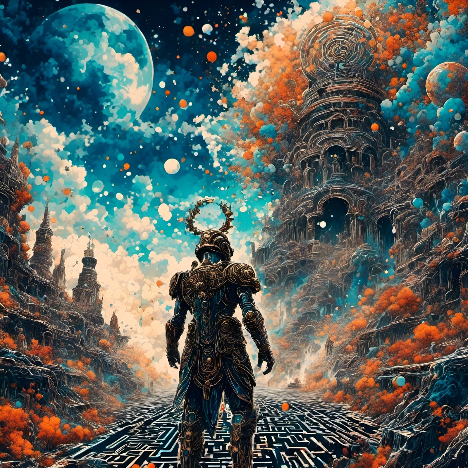 labyrinth raid - AI Generated Artwork - NightCafe Creator