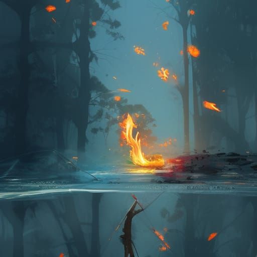 Fire - AI Generated Artwork - NightCafe Creator