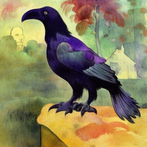 Big Footed Raven - AI Generated Artwork - NightCafe Creator