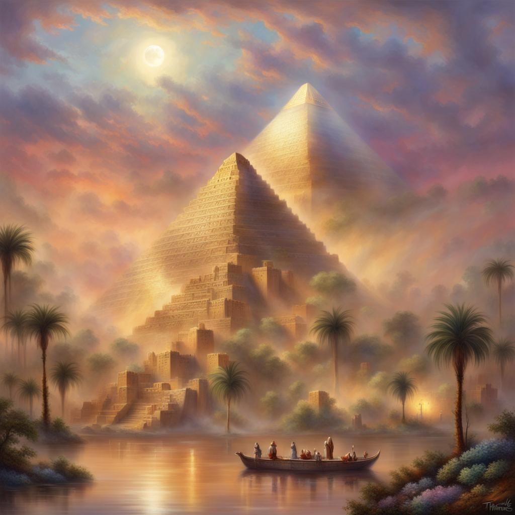 Fantasy Pyramid - AI Generated Artwork - NightCafe Creator