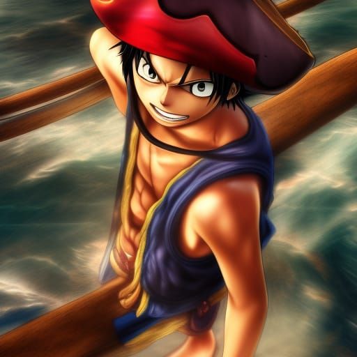 Monkey D. Luffy - AI Generated Artwork - NightCafe Creator