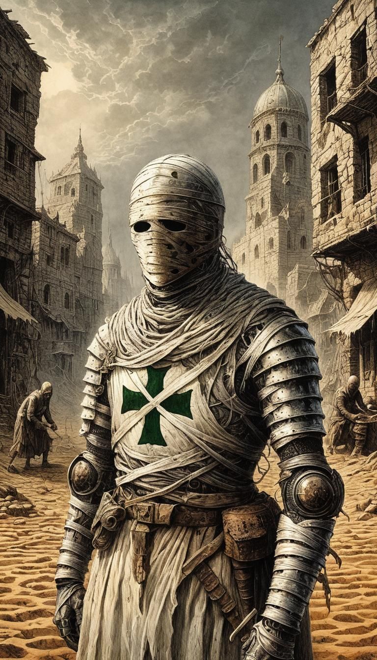 Leper Knight - AI Generated Artwork - NightCafe Creator