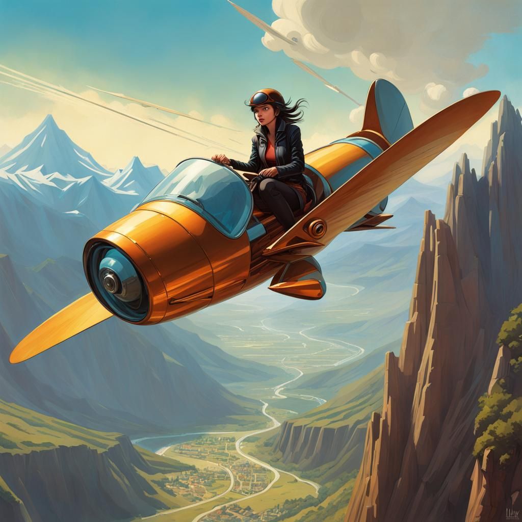 In Flight - AI Generated Artwork - NightCafe Creator