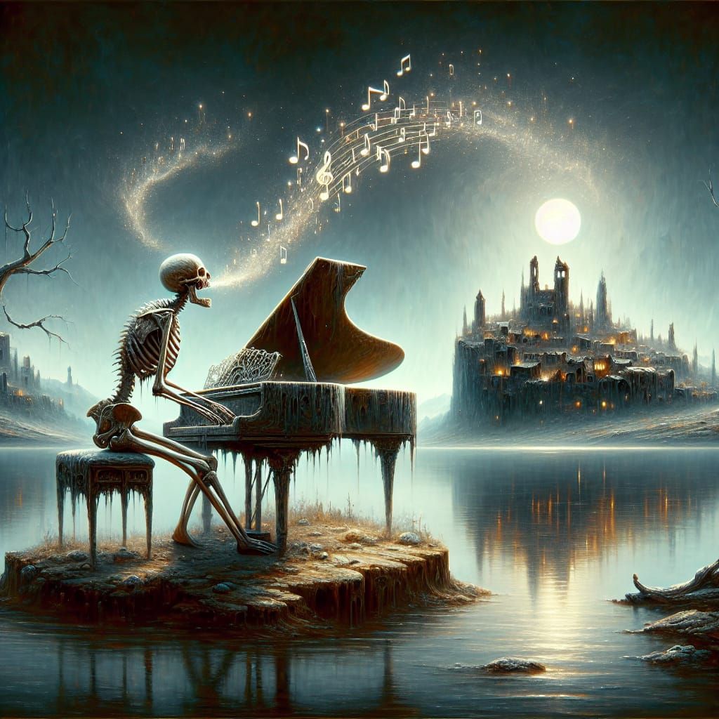 Banished Pianist - AI Generated Artwork - NightCafe Creator