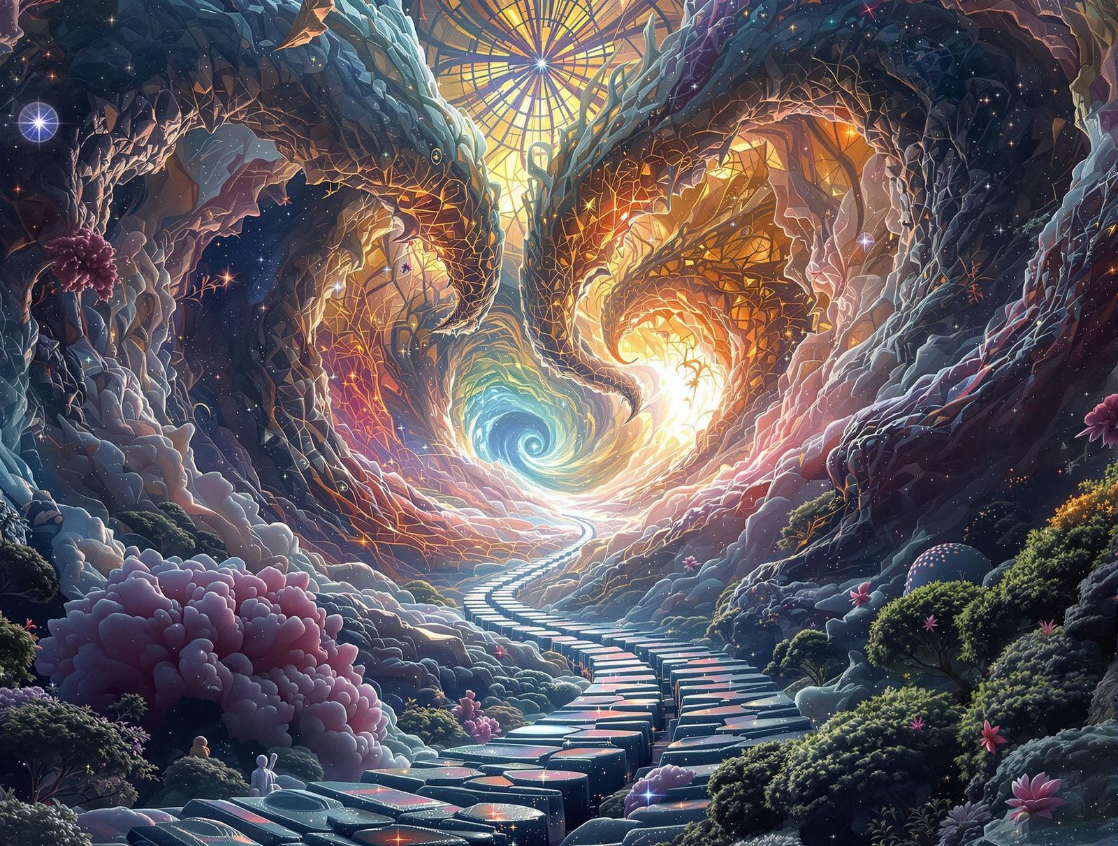 Ethereal Polydimensional Brainwashminding in Hyper... - AI Art