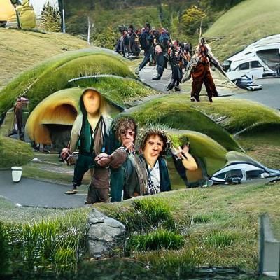 Hobbit Hooligans - AI Generated Artwork - NightCafe Creator