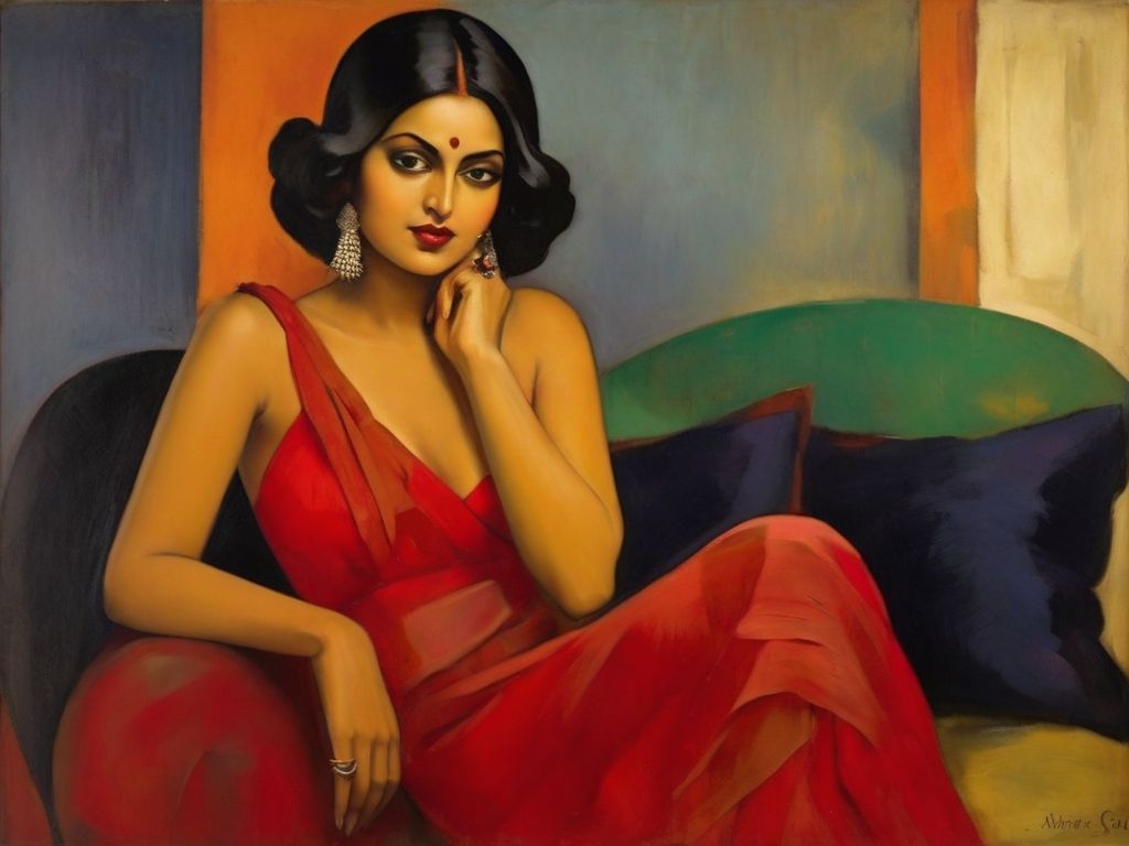 Amrita Sher-Gil - AI Generated Artwork - NightCafe Creator
