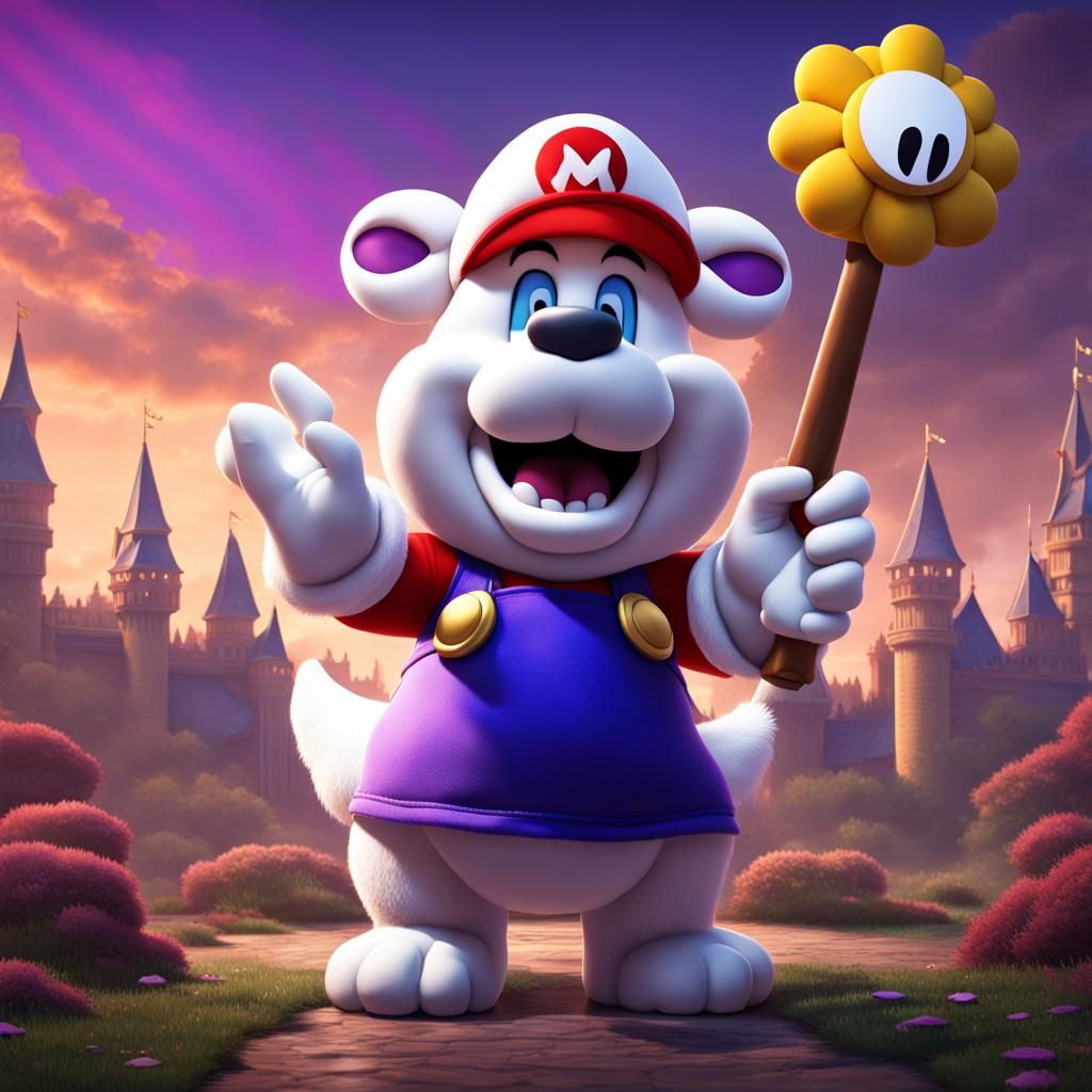 1st Attempt - Mario and Toriel fusion - AI Generated Artwork ...