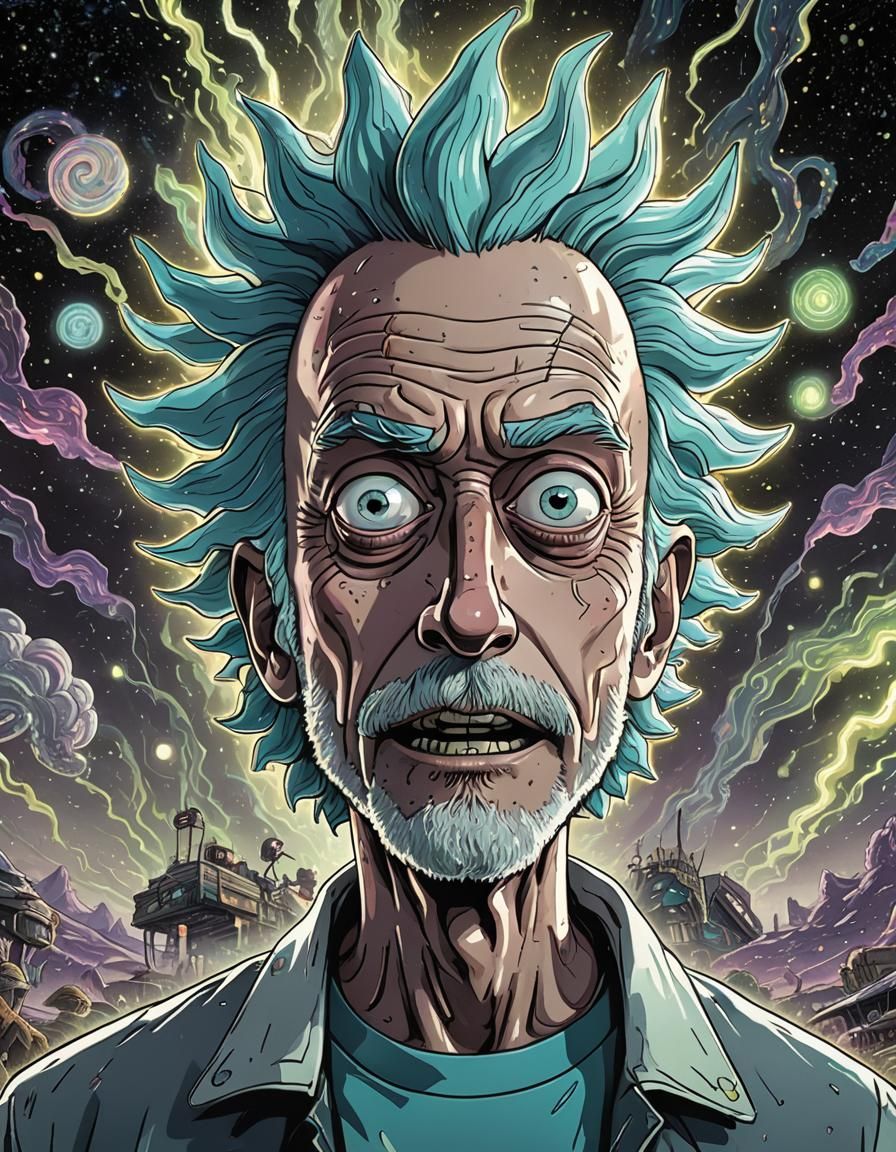realistic Rick Sanchez concept - AI Generated Artwork - NightCafe Creator