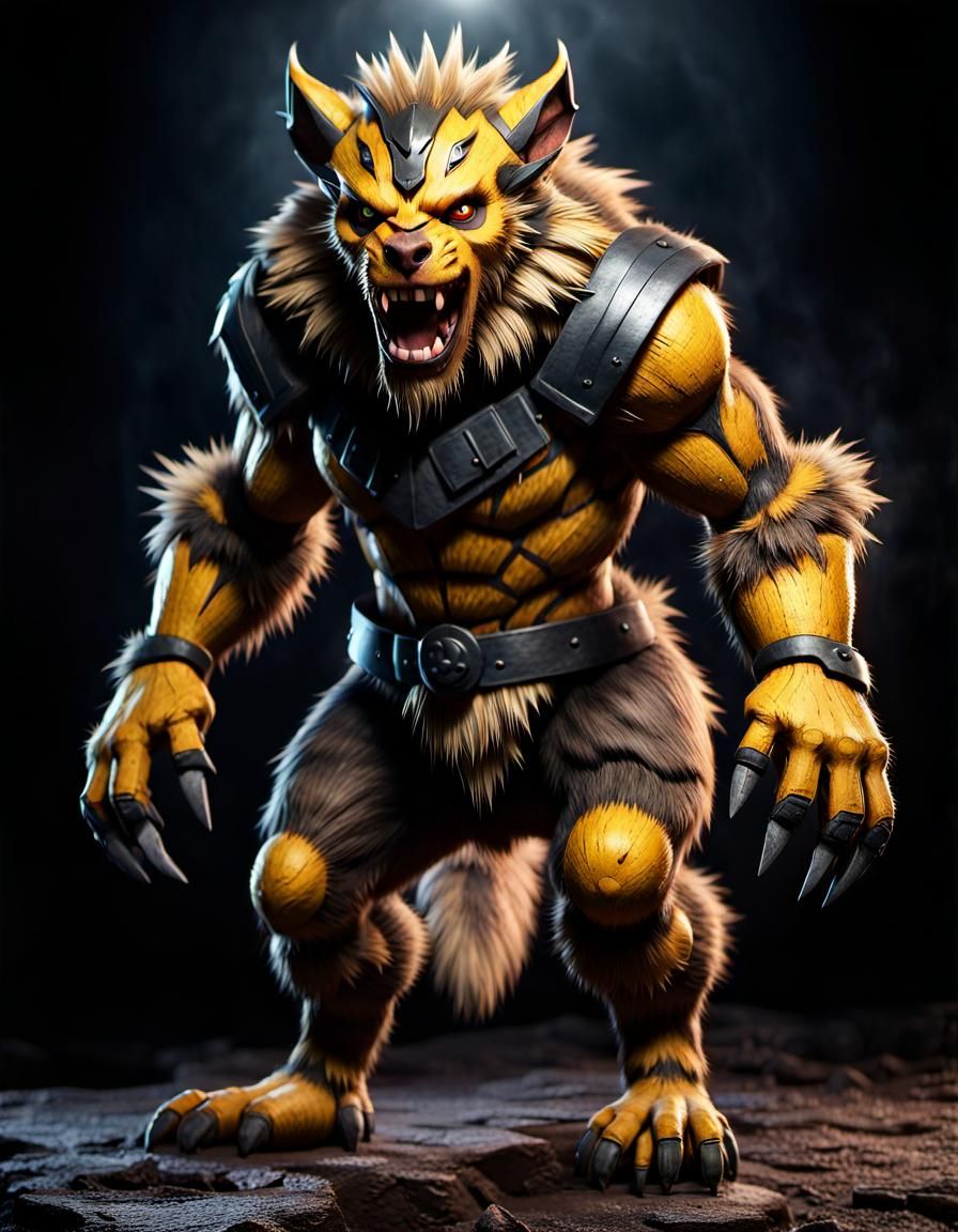 Electabuzz Werewolf - AI Generated Artwork - NightCafe Creator
