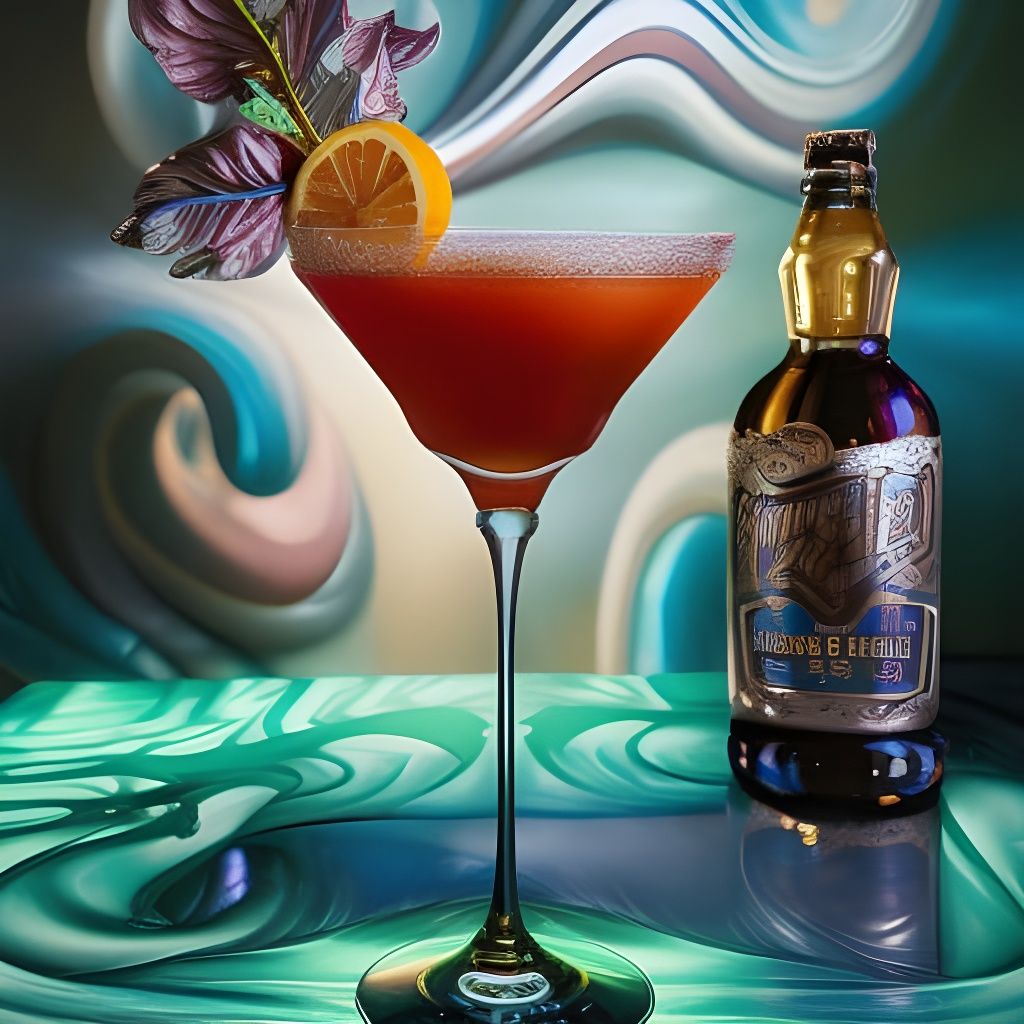 Fantasy Cocktail in Magical Bar, Photorealistic Co... - AI Art