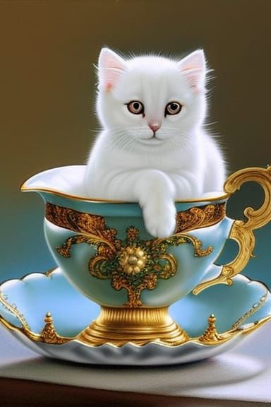 Cute Cat - AI Generated Artwork - NightCafe Creator