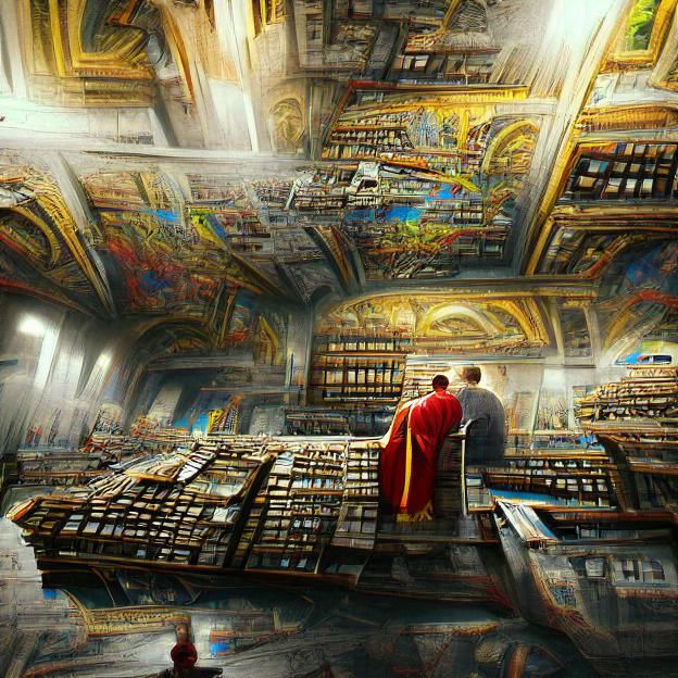 Vatican Secret Archives - AI Generated Artwork - NightCafe Creator