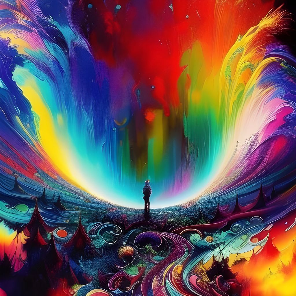 The day the Rainbow fell to Earth - AI Generated Artwork - NightCafe ...