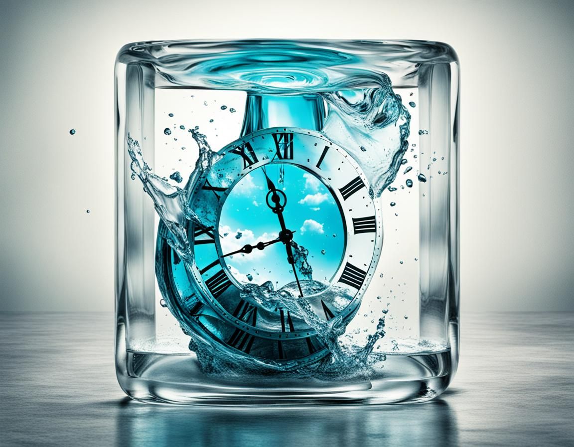 Time and glass, (time expired) #3 - AI Generated Artwork - NightCafe ...