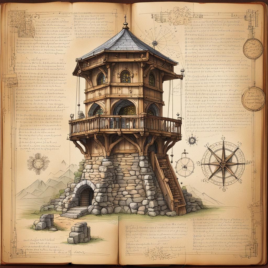 A short tower - AI Generated Artwork - NightCafe Creator