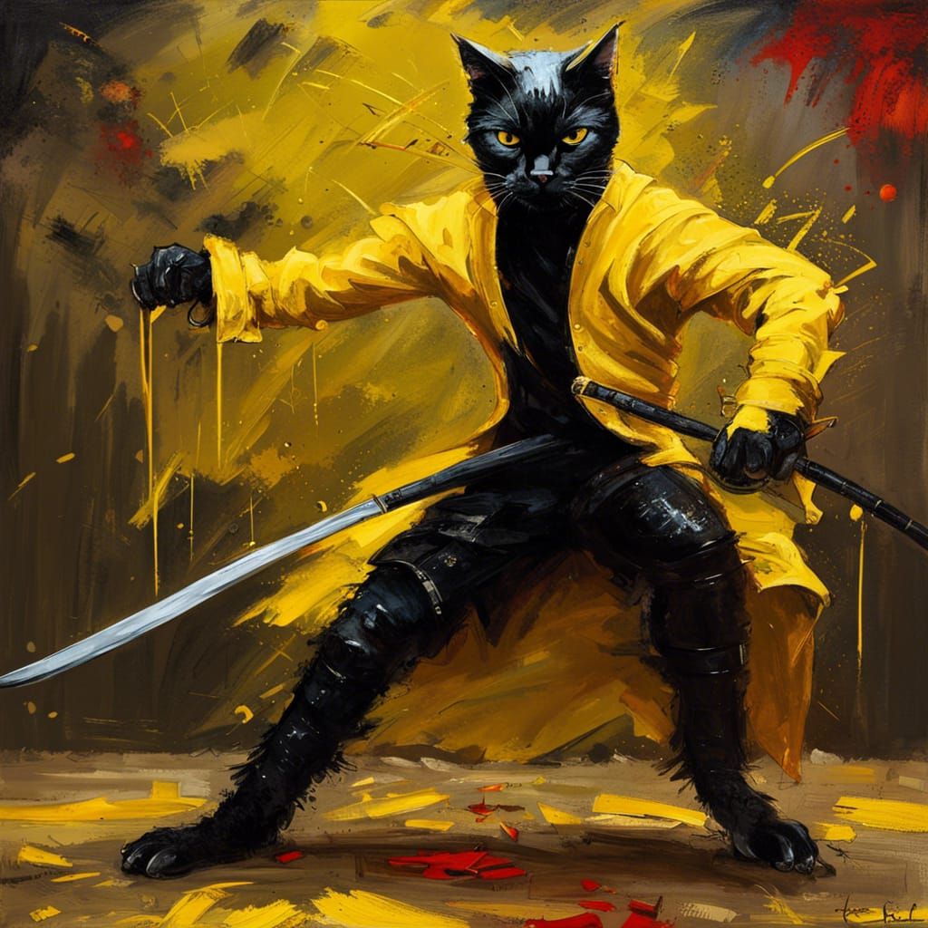 Badass Cat! - AI Generated Artwork - NightCafe Creator