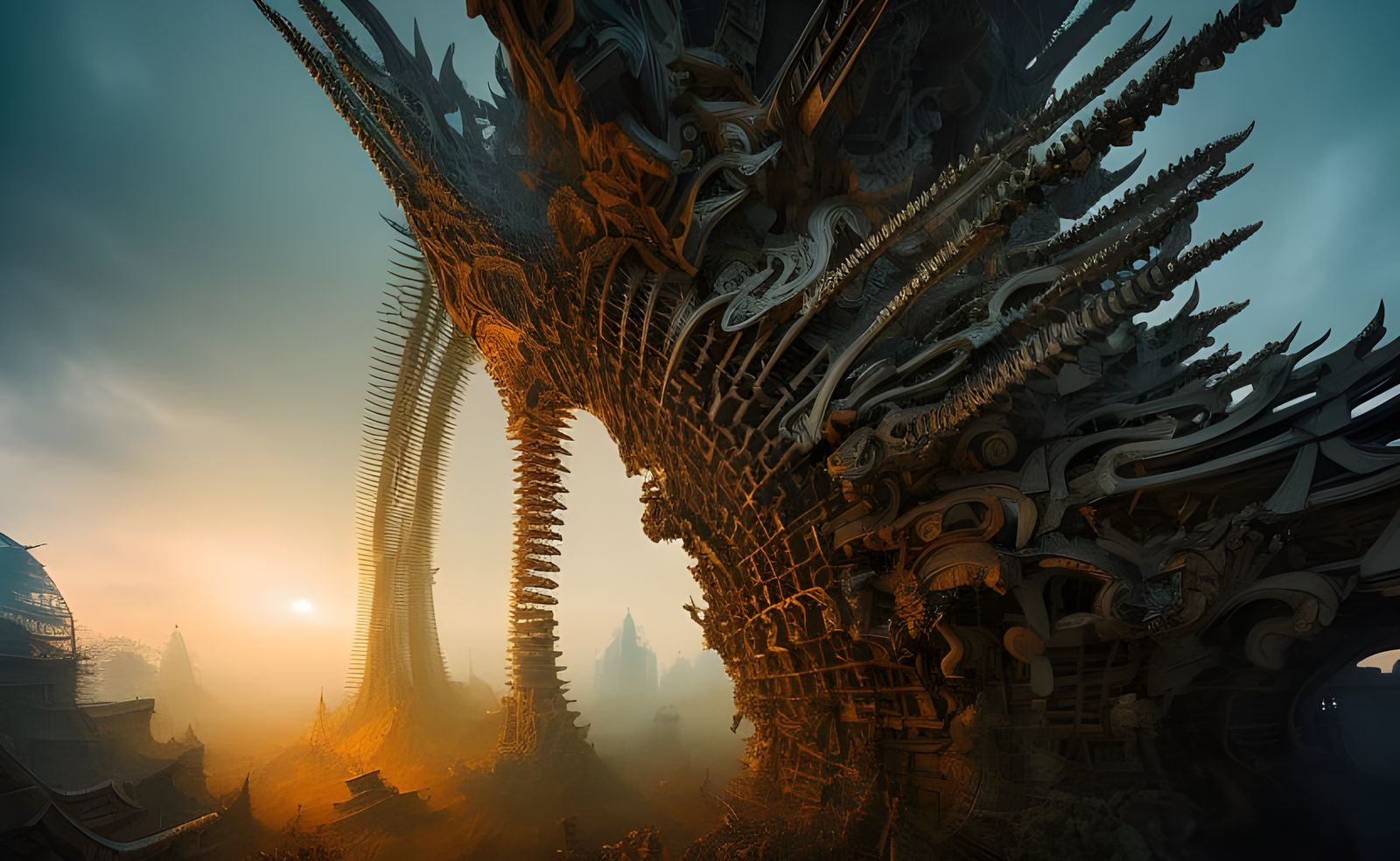 The Devils spine - AI Generated Artwork - NightCafe Creator