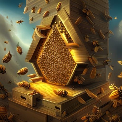 Beehive - AI Generated Artwork - NightCafe Creator