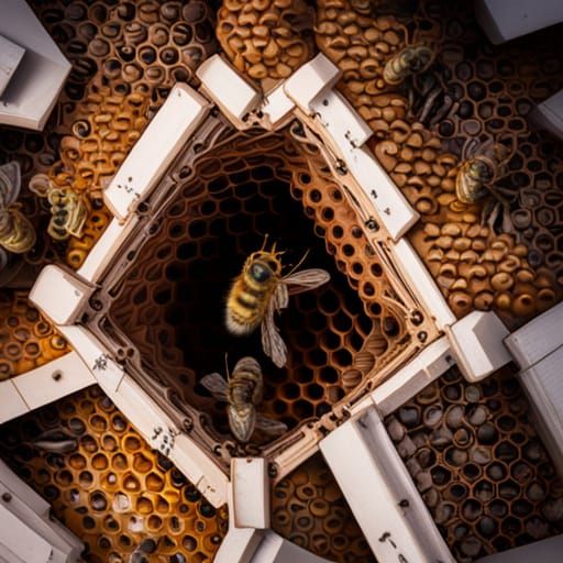 Into the Hive - AI Generated Artwork - NightCafe Creator