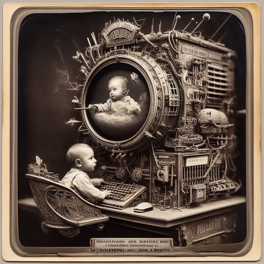 Early computer for toddlers - AI Generated Artwork - NightCafe Creator