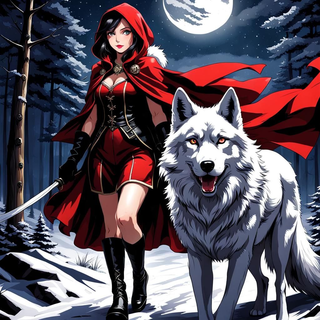 Dark Riding Hood - AI Generated Artwork - NightCafe Creator