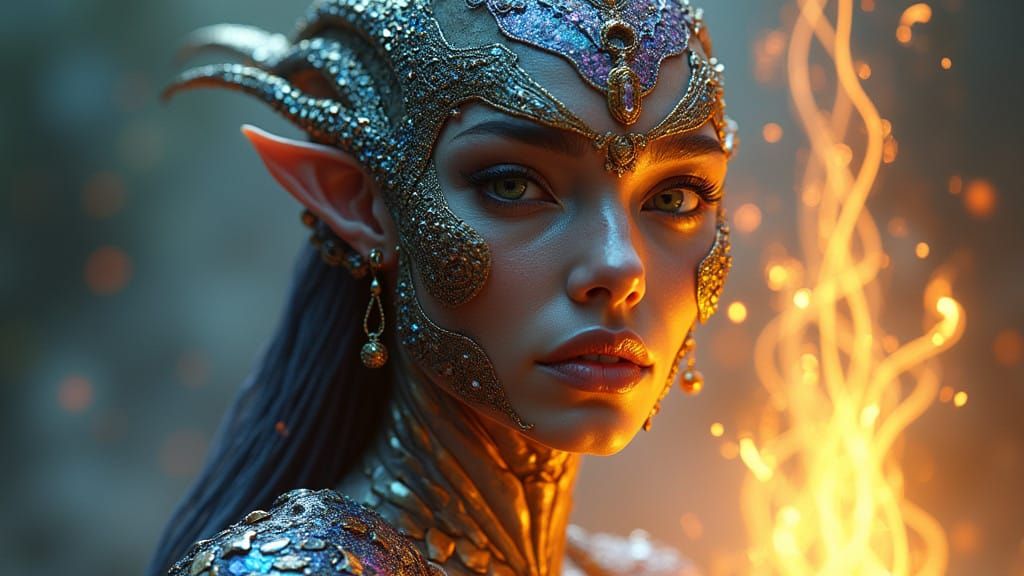 alien-tribes from proxima b - Proxima B Alien Tribeswoman in...